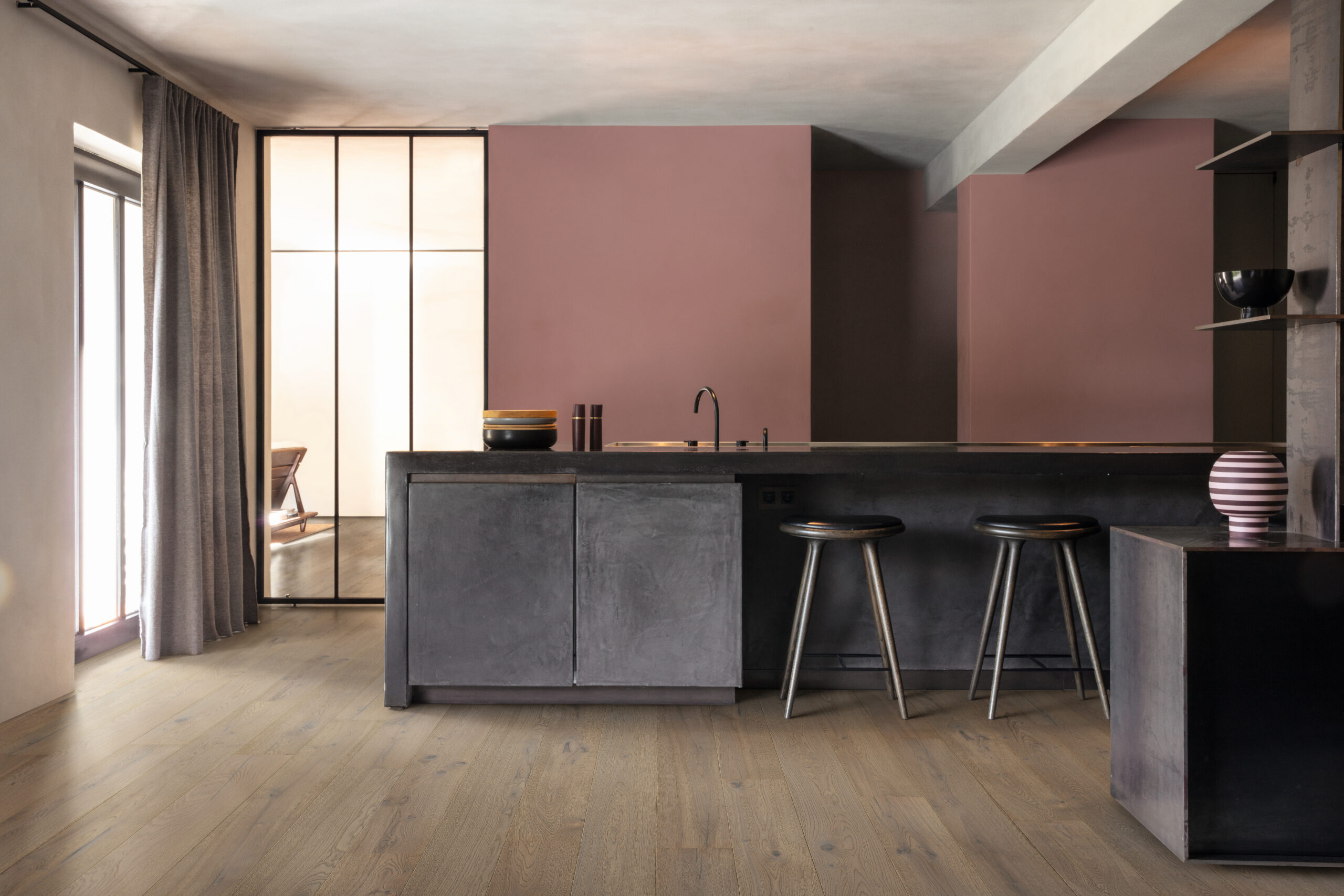 Quick-Step Compact Grande Cotton grey oak extra matt parquet – Parketa Sala