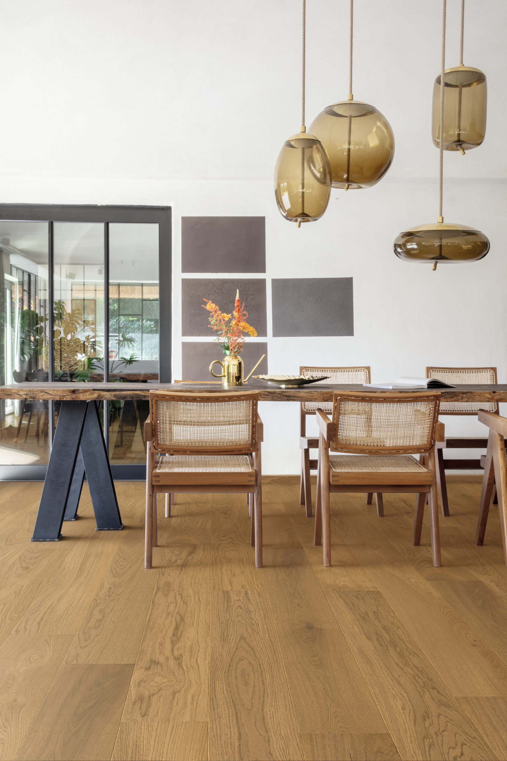 Trīsslāņu parkets Quick-Step Compact Grande Light chestnut oak extra ...
